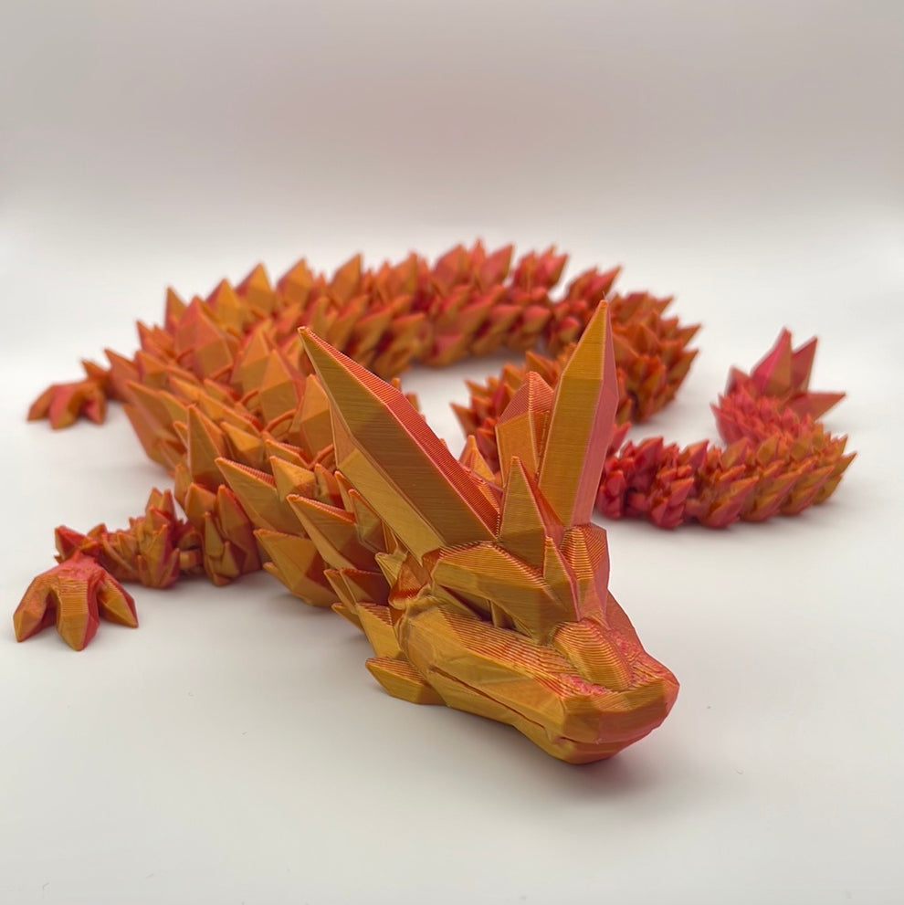 3D Printed Cinderwing Crystal Dragon Figurine – Jakes 3D Prints